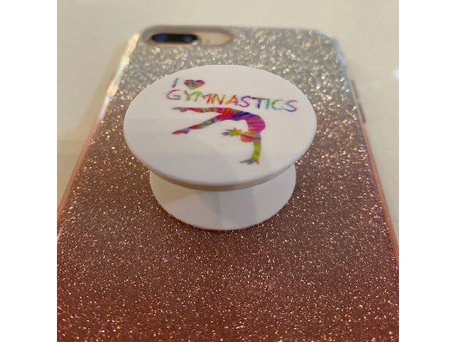 I Love Gymnastics Pop Up Phone Stand
